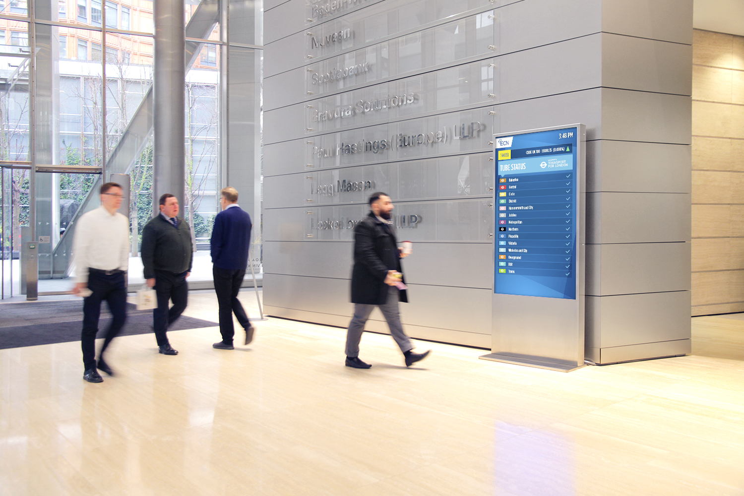 Benefits of Digital Signage in office buildings | Executive Channel Network